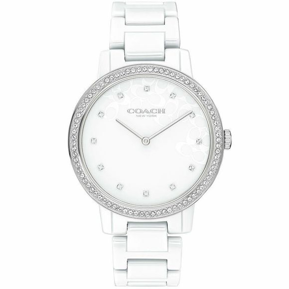 Coach | Jewelry | Coach Womens Audrey White Dial Watch 453499 | Poshmark